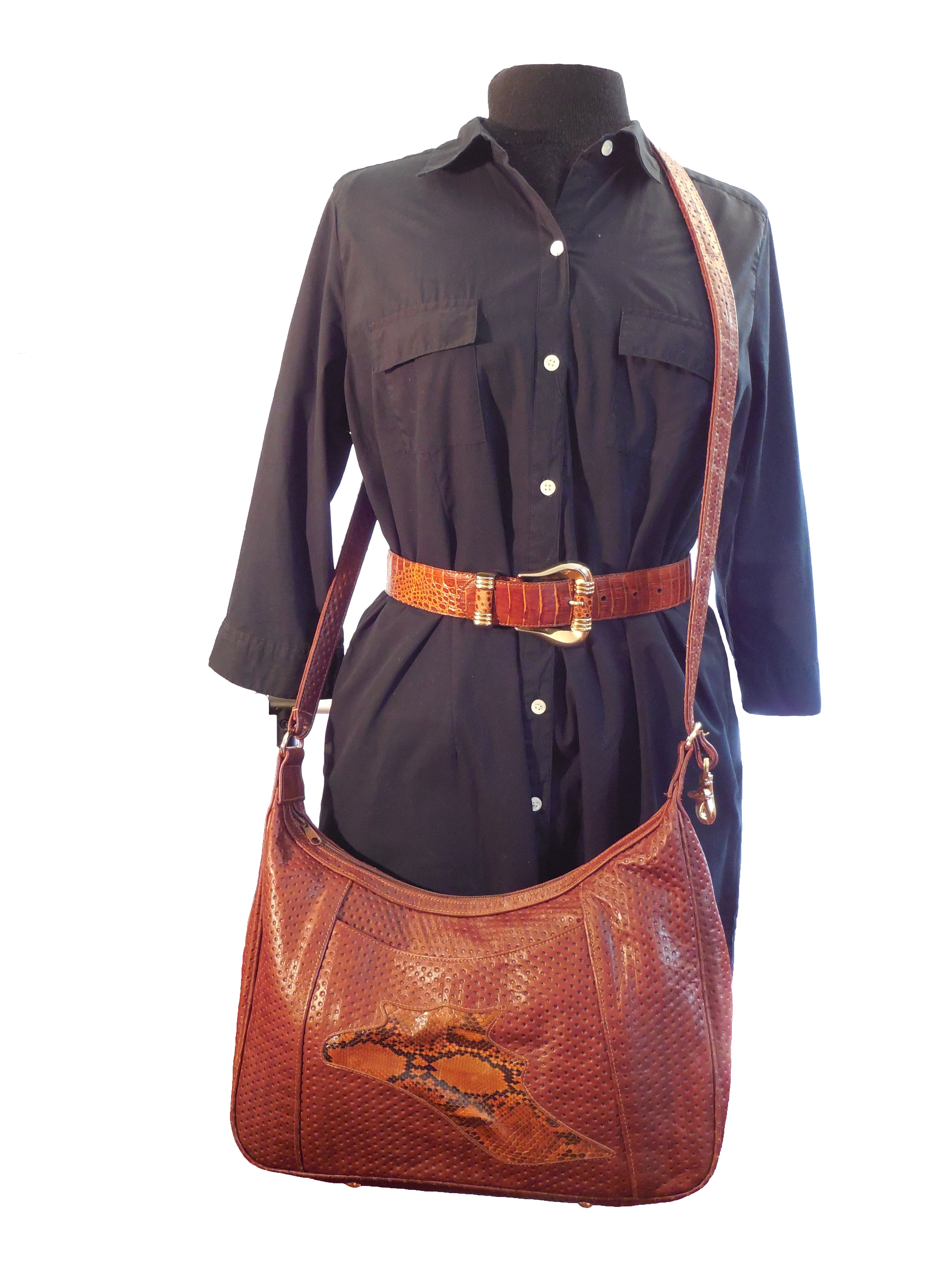 Leather Snake Skin Handbag|Italian Leather Handbag|Conceal Carry Purse ...