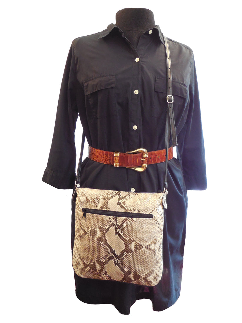 Python Snakeskin Handbag|Genuine Snake Skin Purse|Cross-body Snake skin ...